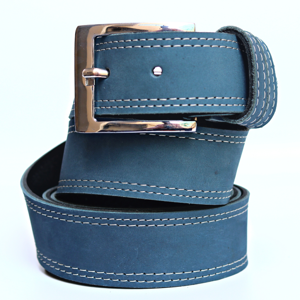 Brown dual stitched - slim and narrow formal belt – Mender Leather Factory