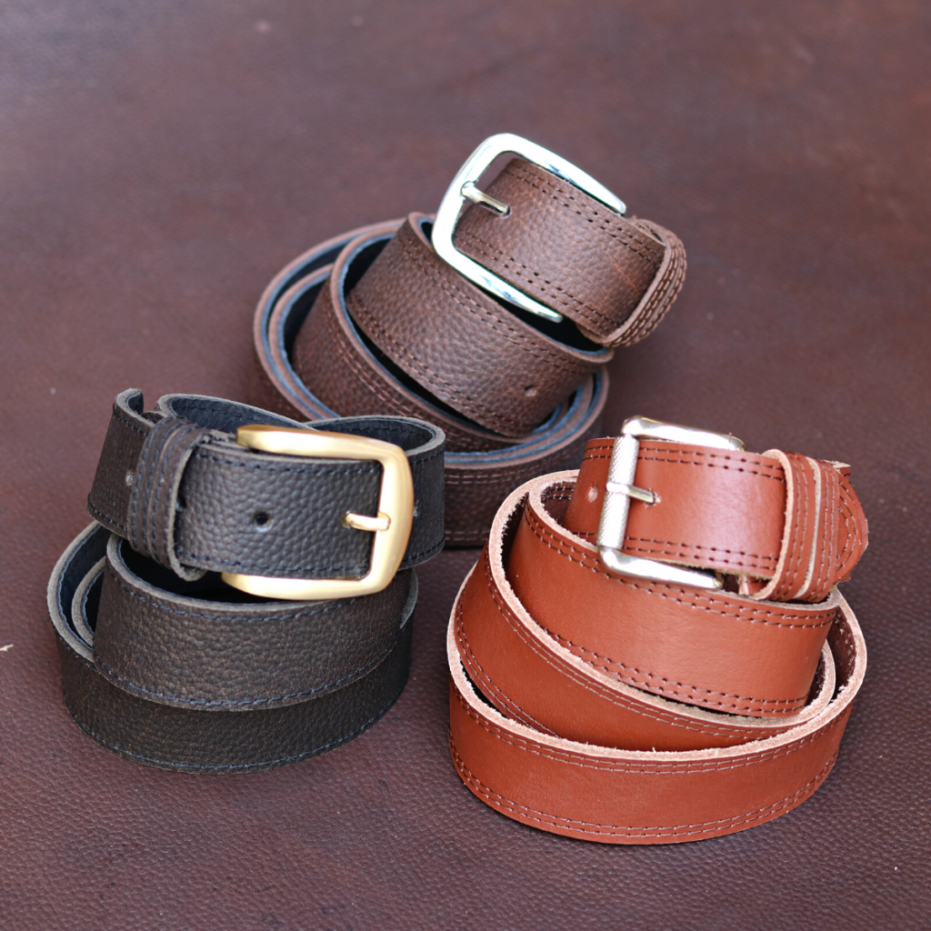 Broad and Wide Leather Belt for Men - 2 wide belt – Mender Leather Factory