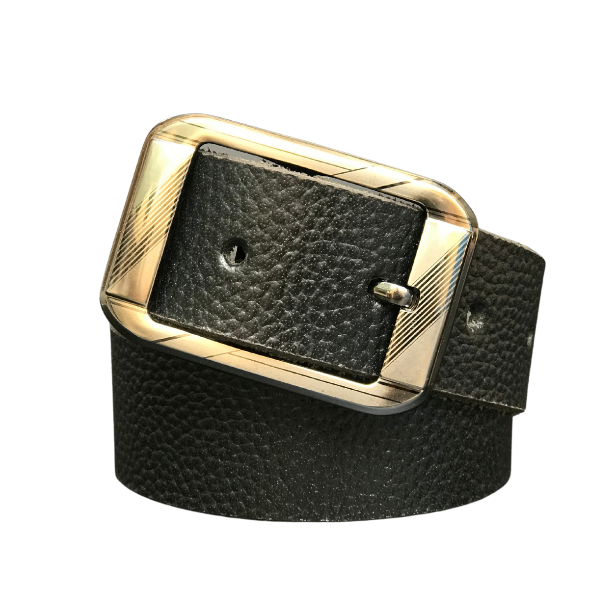 Black Buffalo Leather Belt - Luxury casual belt – Mender Leather Factory