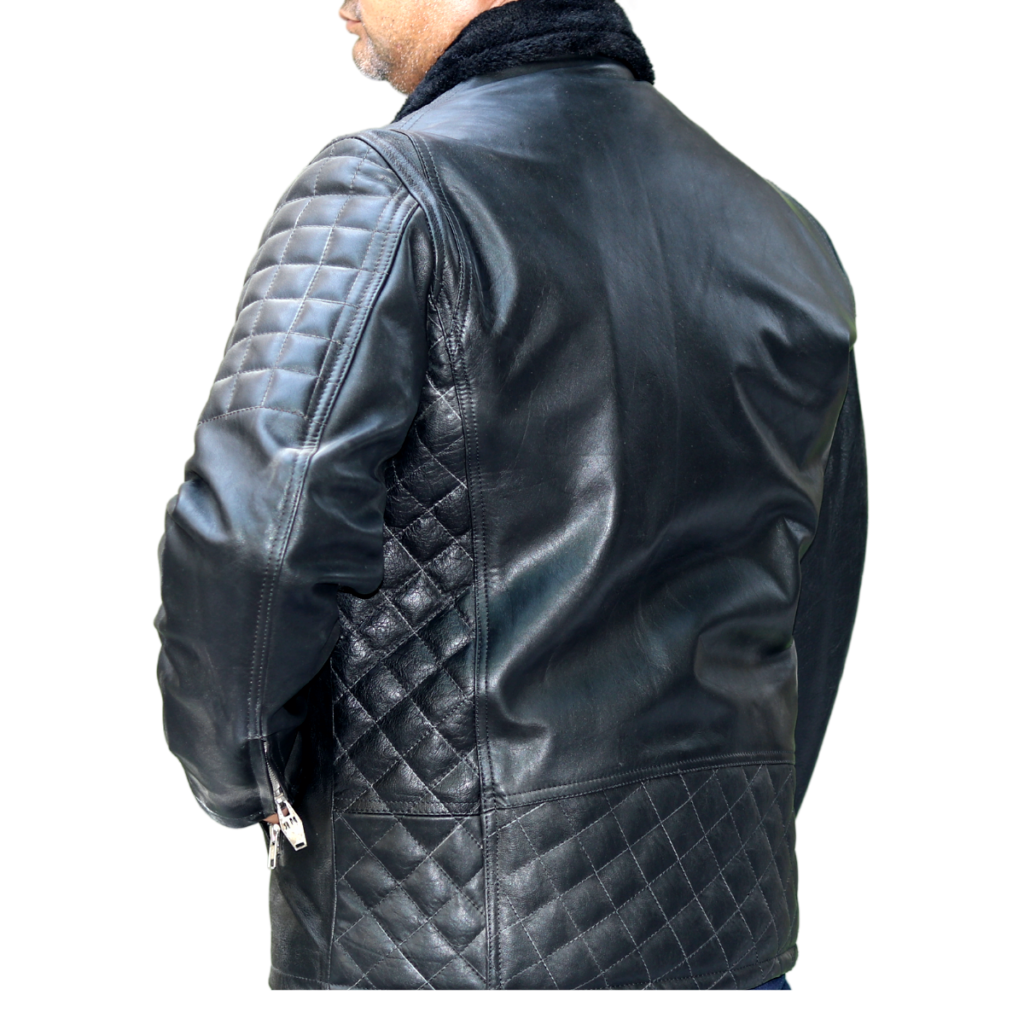 Black Leather Jacket - Plain - GCI-BLK – Mender Leather Factory
