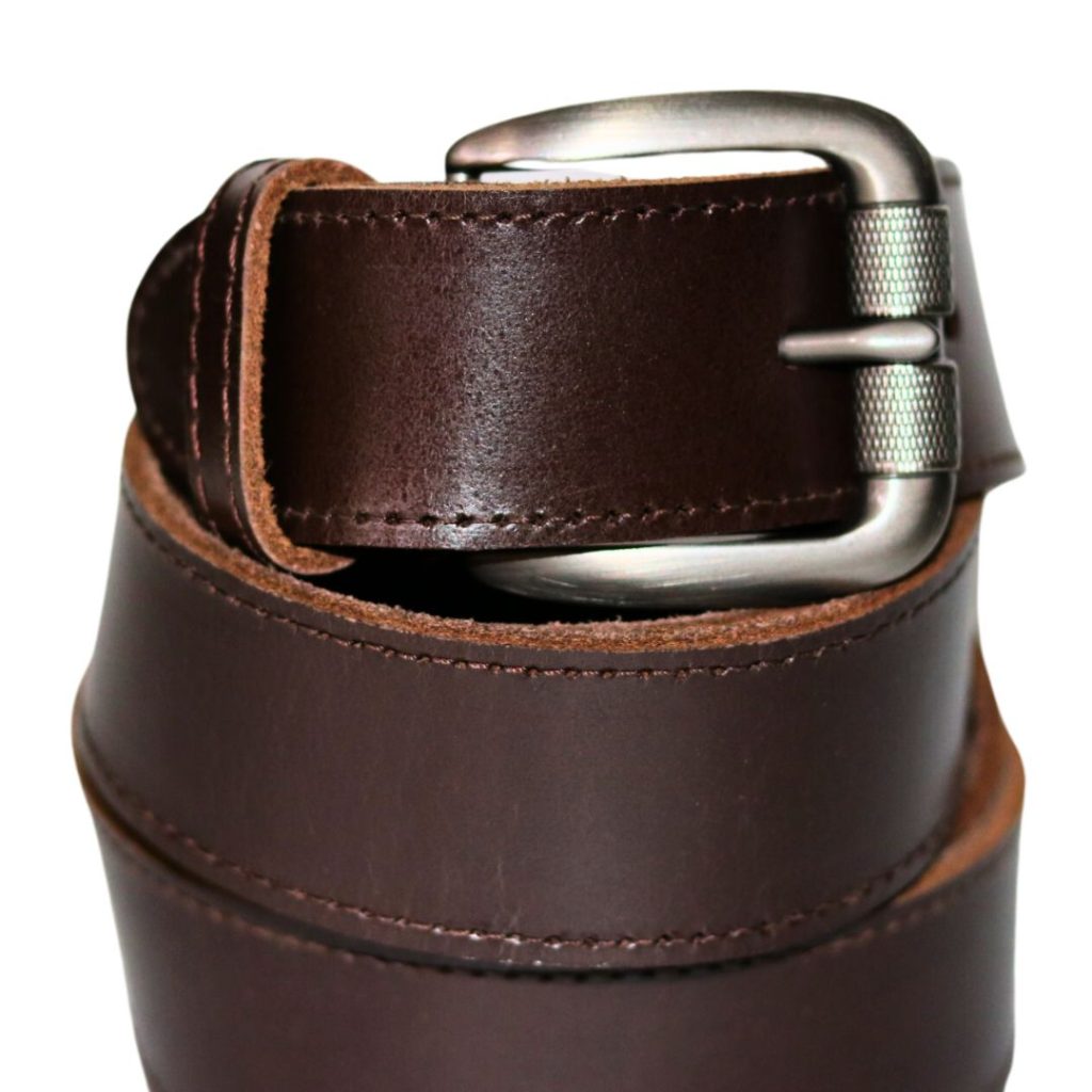 Formal Dark Brown Belt for Men - Luxury Belt - Mender Leather Factory
