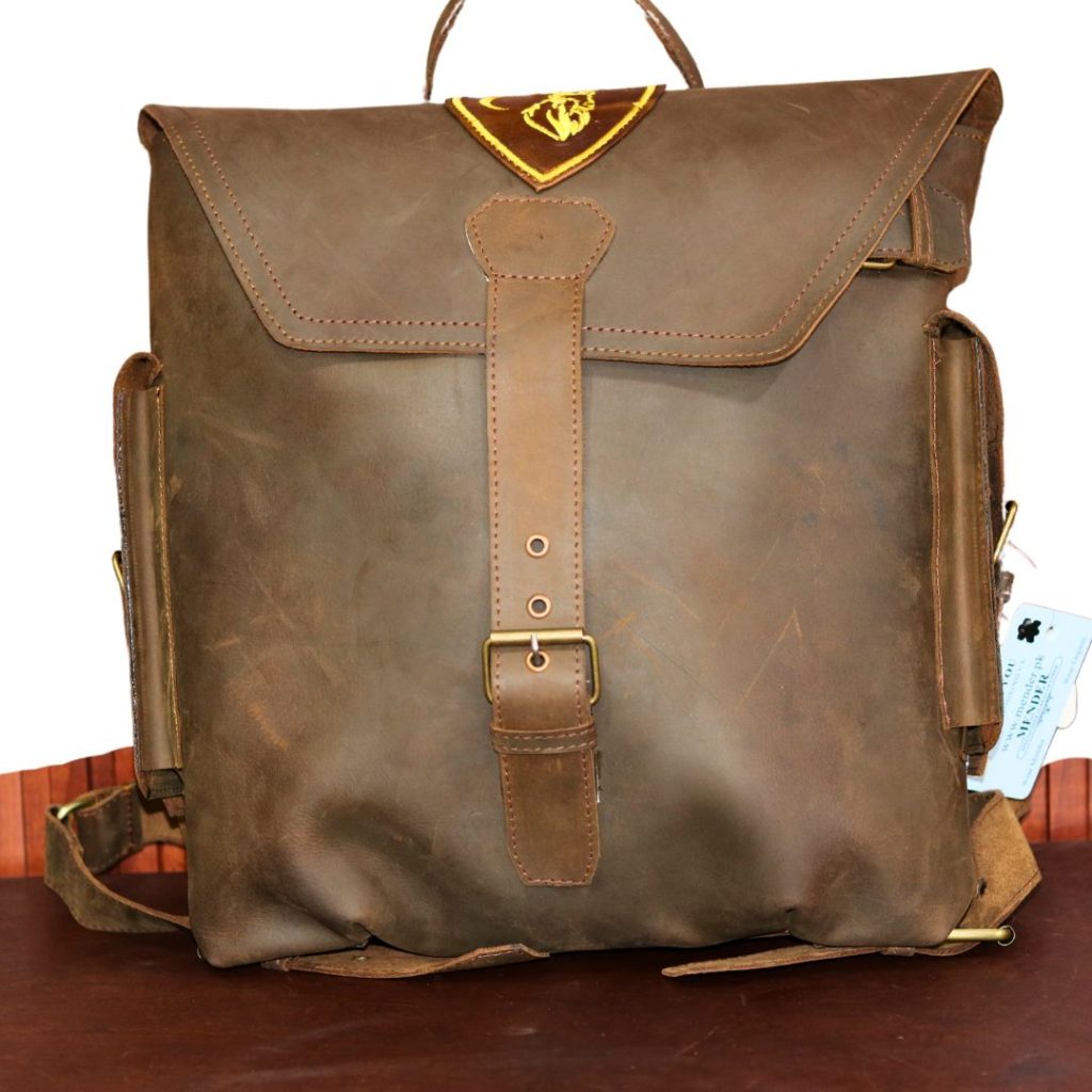 Scout Smart Bag Pack – Crazy Horse Leather - Mender Leather Factory
